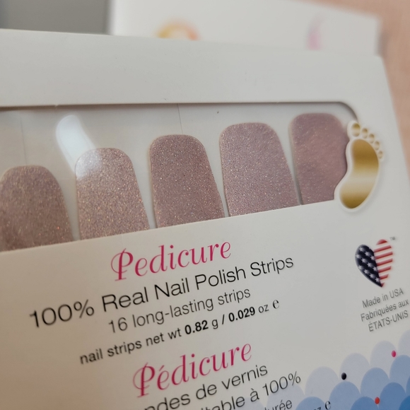 Color Street | Other | 22 Color Street Moon Burst Pedicure Nail Strips ...